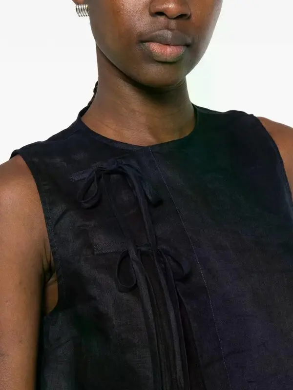 Bondi Born Sleeveless Tie Detail Top