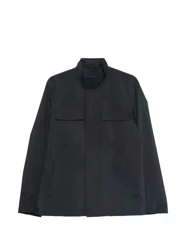 Herno Raised Neck Flap Pocket Jacket