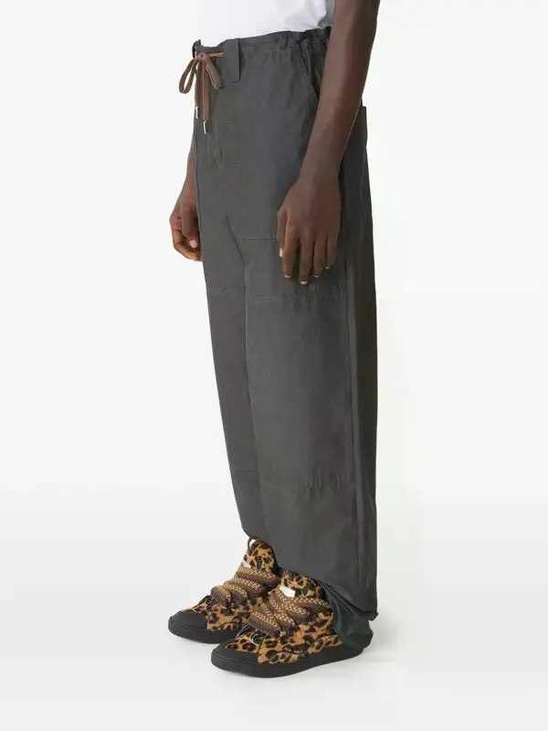 LANVIN Cotton Drawstring Trousers