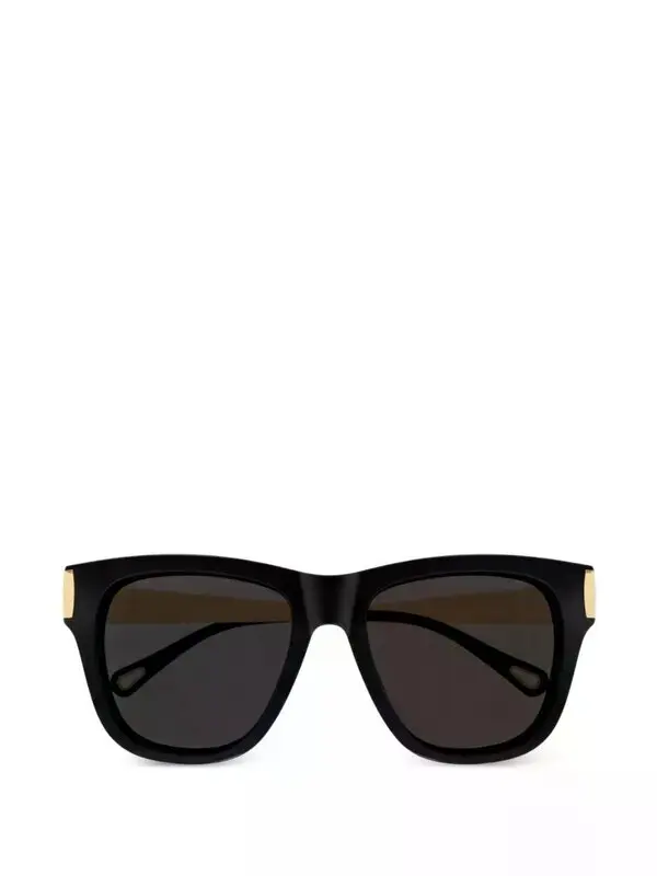 Chloé Rectangle Sunglasses - Black