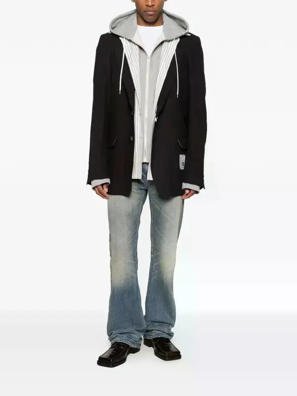 Mastercraft Union Straight Hem Jeans With Logo Patch