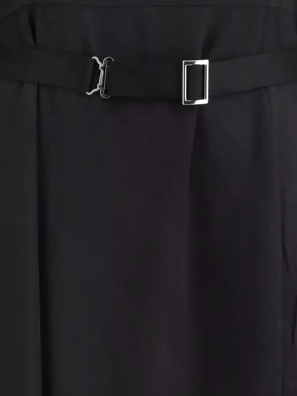 Prada Belted Midi Dress - Black