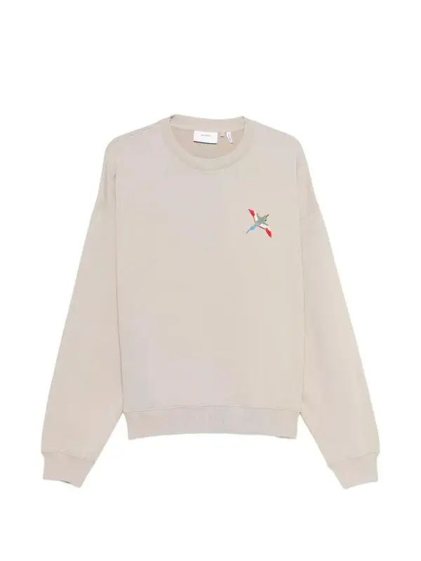 Axel Arigato Embroidered Crew-neck Sweatshirt