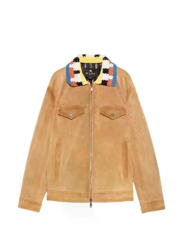 Etro Crocheted Collar Jacket