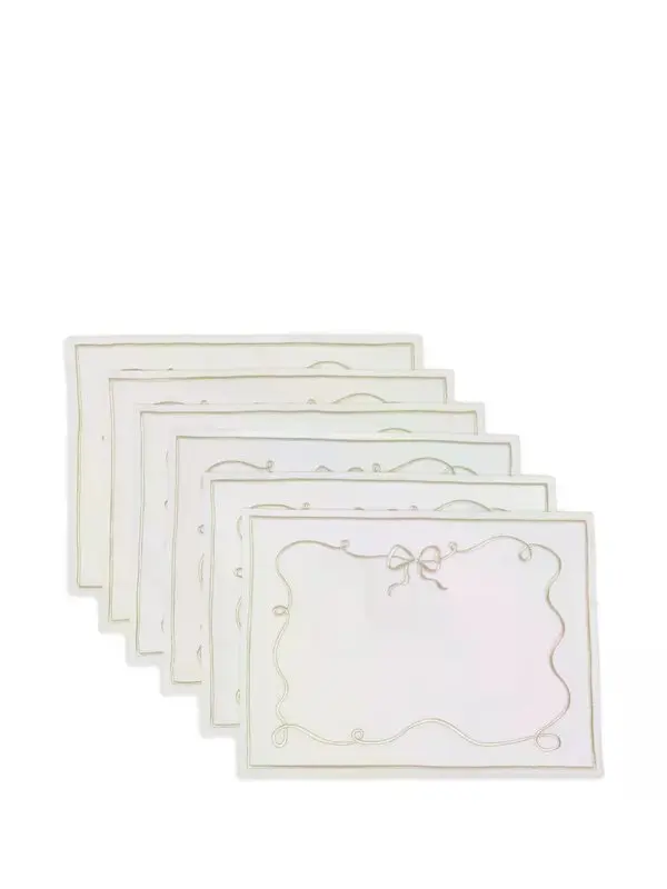 BAMBAH Bow-charm Placemats