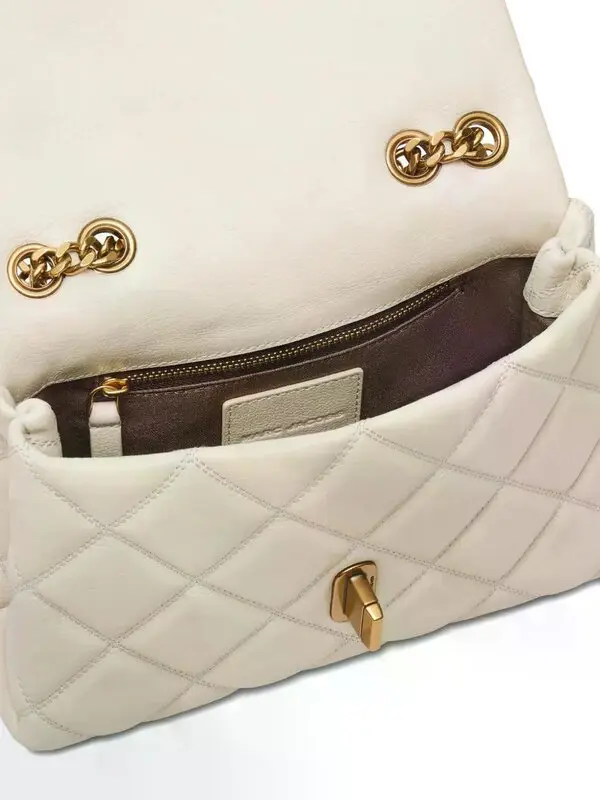 Marc Jacobs Slim Quilted Dual-chain Leather Shoulder Bag