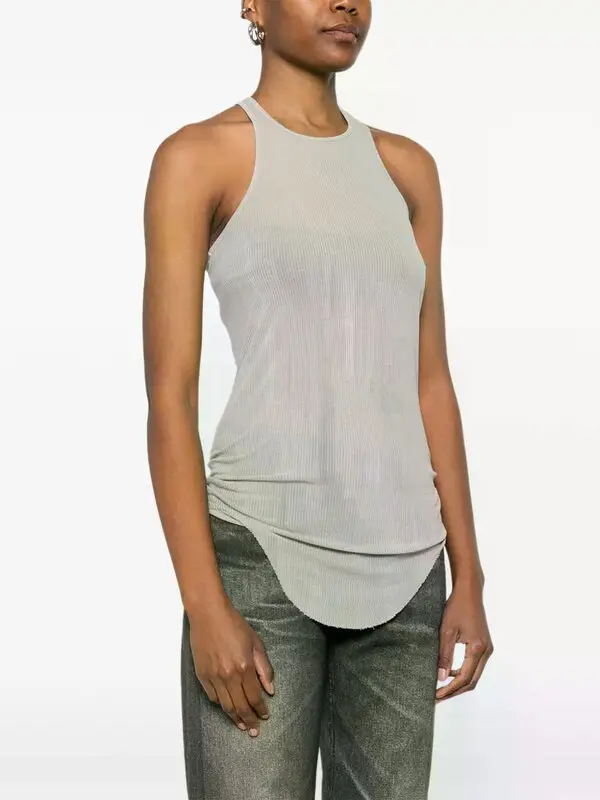Rick Owens Ribbed Knit Sleeveless Top