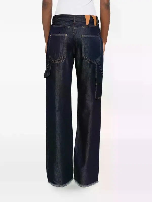 DARKPARK Carpenter Frayed-hem Jeans