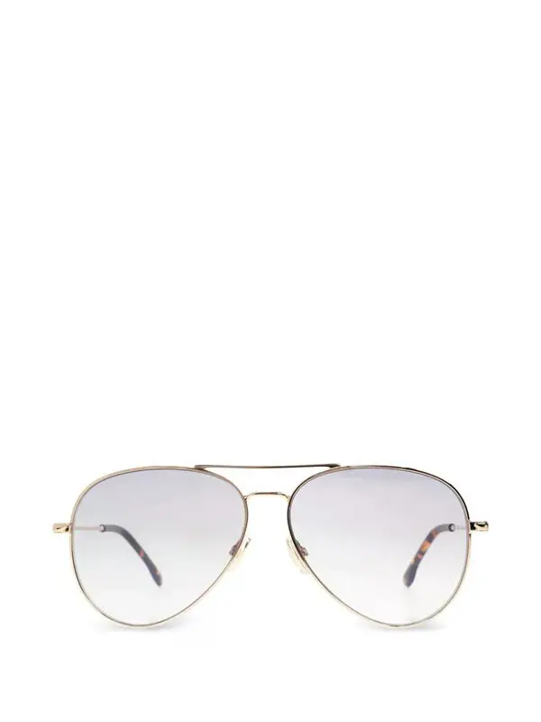 Victoria Beckham Pilot-frame Sunglasses - Gold