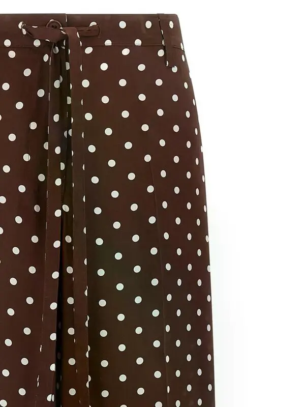 P.a.r.o.s.h Polka Dot Drawstring Trousers