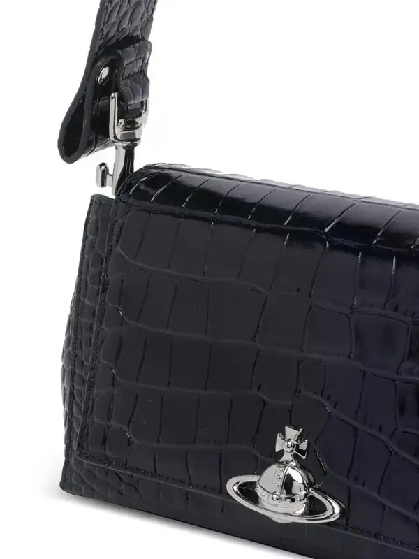 VIVIENNE WESTWOOD Logo Plaque Shoulder Bag
