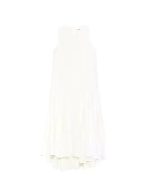 P.a.r.o.s.h Sleeveless Layered Midi Dress - Neutrals