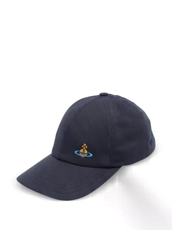 VIVIENNE WESTWOOD Orb Embroidered Baseball Cap