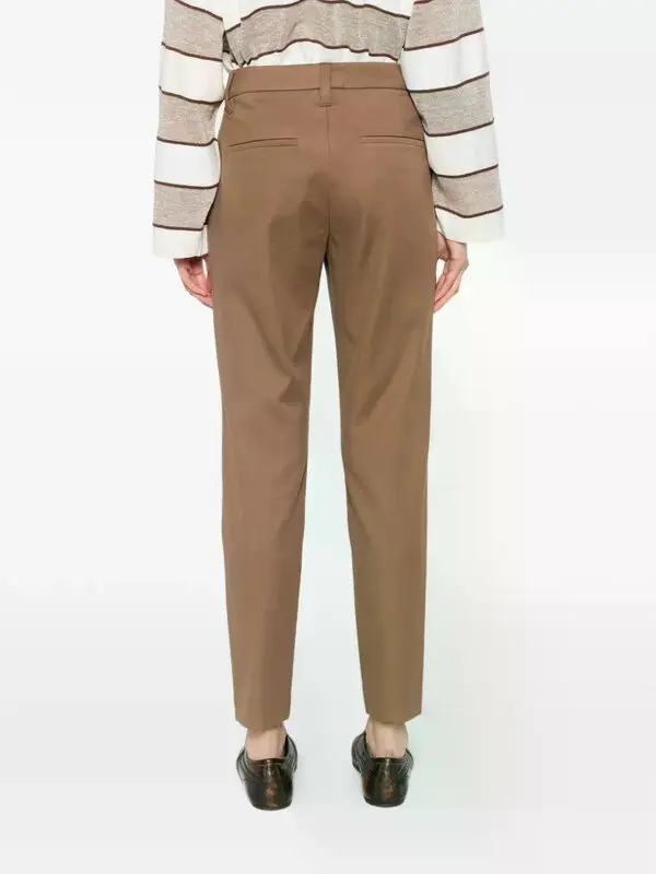 Brunello Cucinelli Twill Tailored Trousers - Brown