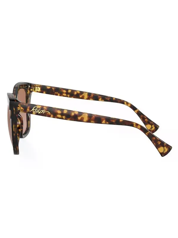 POLO RALPH LAUREN EYEWEAR Tortoiseshell Effect Square Frame Sunglasses