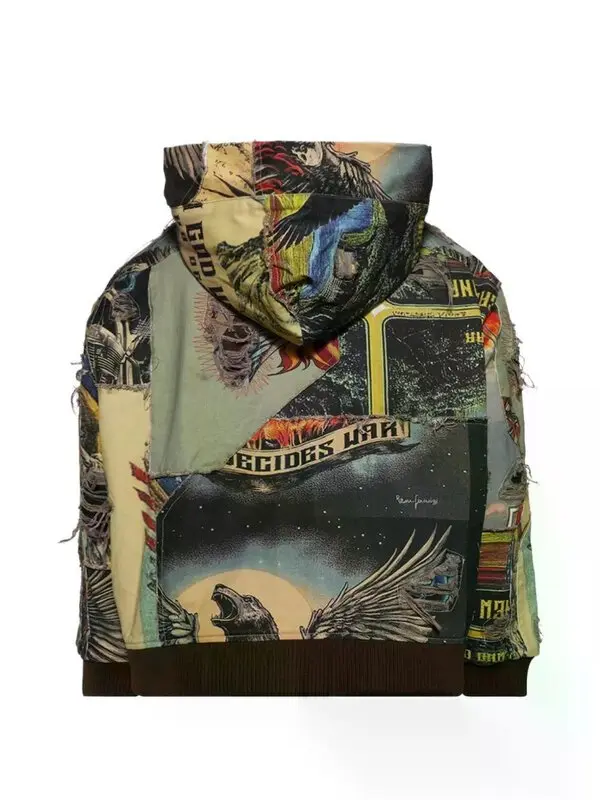 WHO DECIDES WAR Vintage Zip-up Jacket - Neutrals