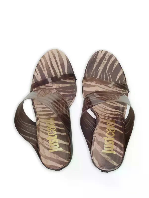 Just Cavalli Zebra-print High Heel Sandals