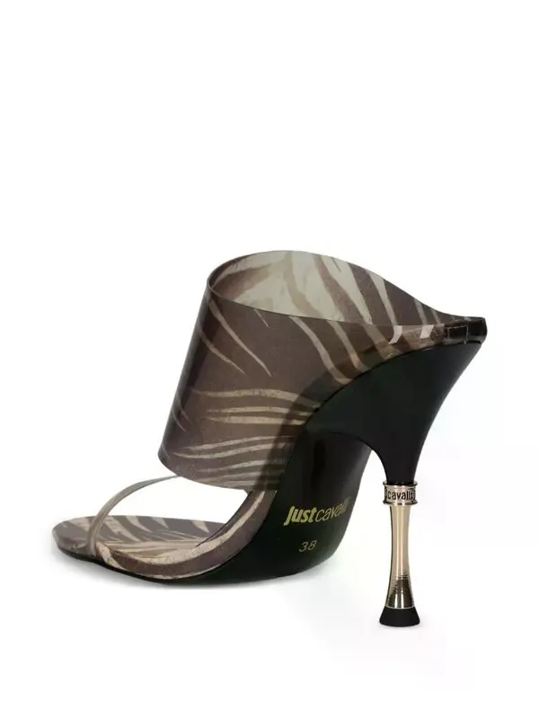 Just Cavalli Zebra-print High Heel Sandals