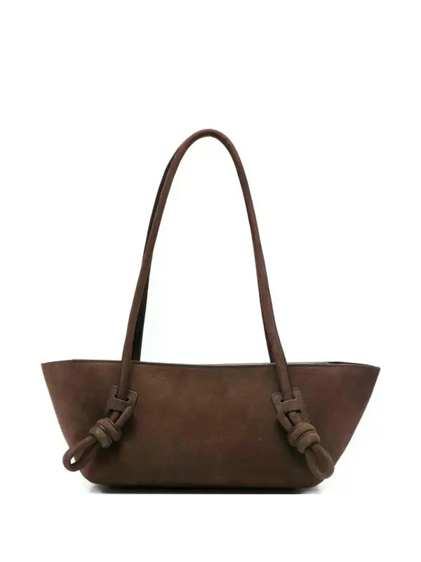 Hereu Knotted Detail Shoulder Bag - Brown