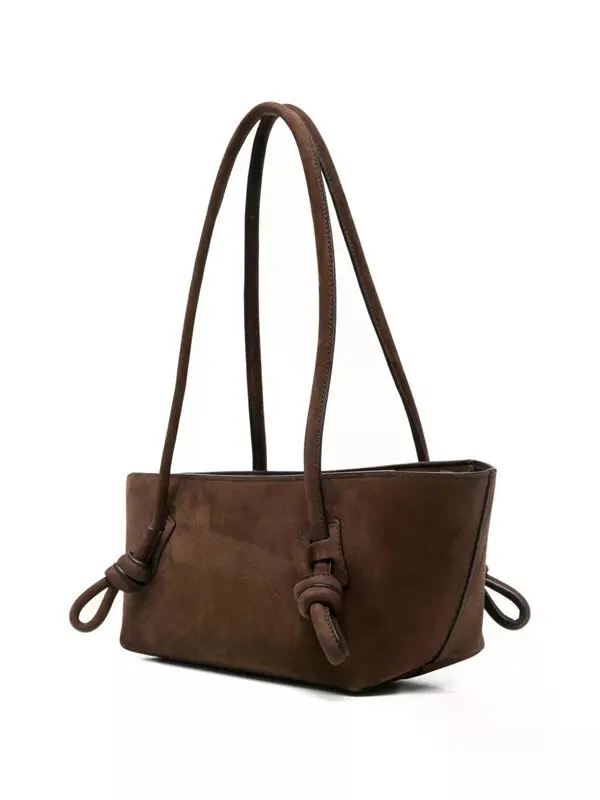 Hereu Knotted Detail Shoulder Bag - Brown