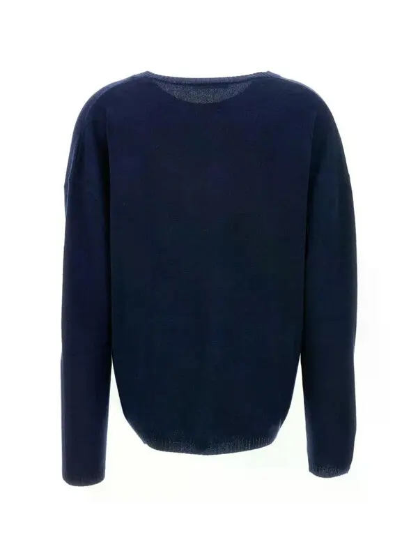 M.S.M. Ribbed Hem V-neck Sweater