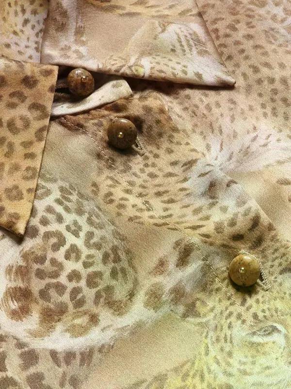 Zimmermann Leopard Button Shirt