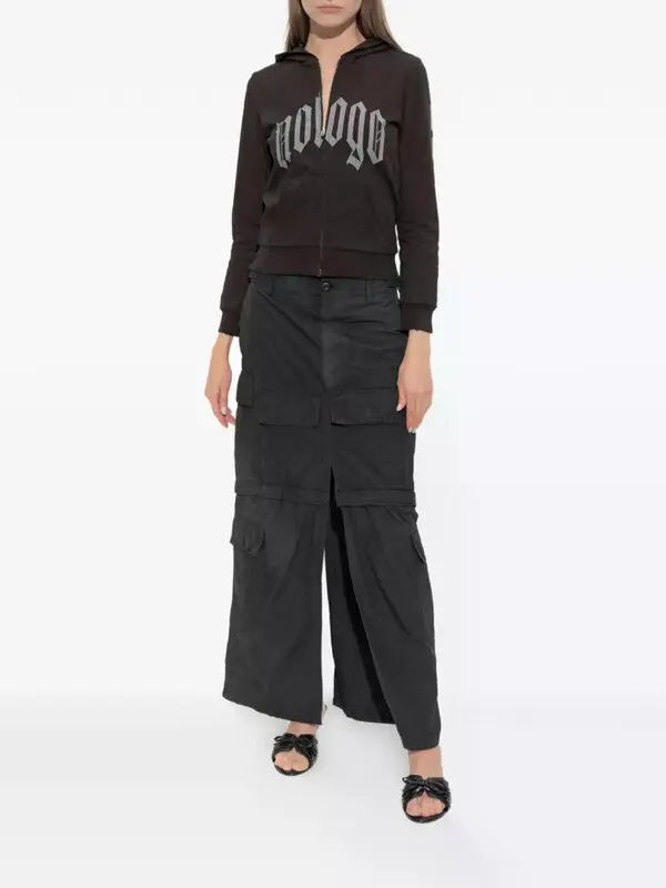 Balenciaga Ripstop Maxi Cargo Skirt