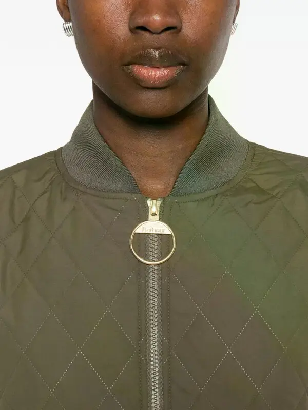 Barbour Quilted Zip-fastening Jacket - Green