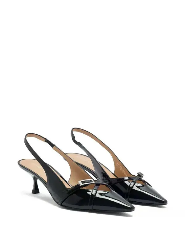 STUART WEITZMAN Georgie Buckle-strap Pumps - Black