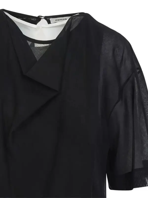 Carven Draped Midi Dress