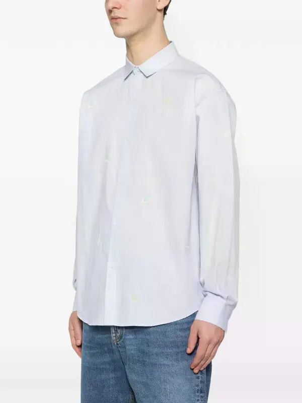 Maison Labiche Breteuil Sailboat-embroidered Shirt