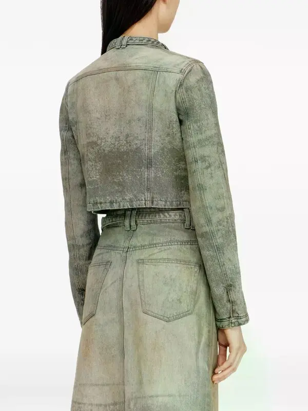 DIESEL® De-saphix-fsi1 Cropped Denim Jacket