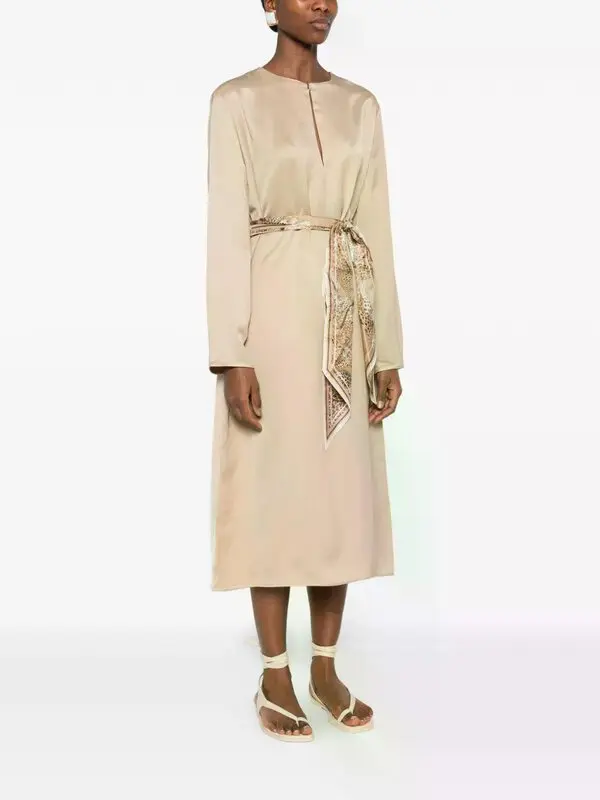 Zimmermann Keyhole Neck Midi Dress