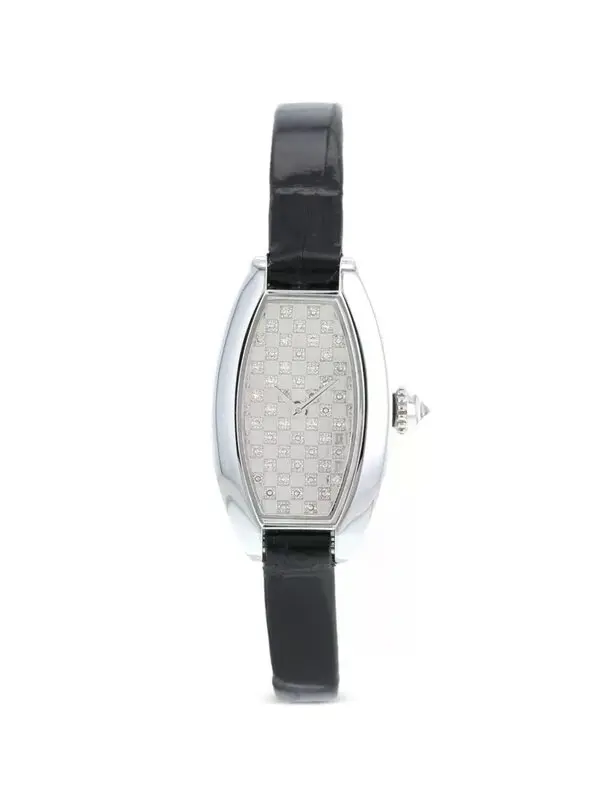 Cartier 2000 Mini Tonneau Watch - Silver
