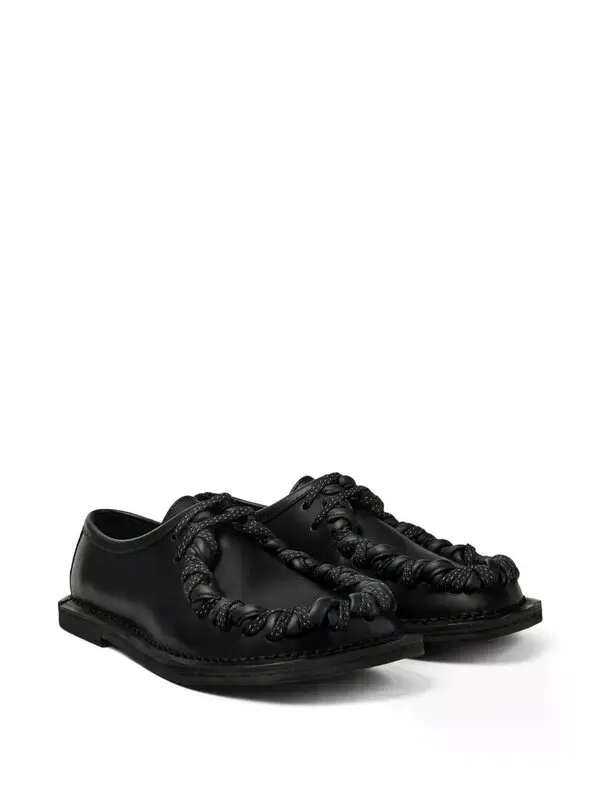 Camper Braided Leather Loafers