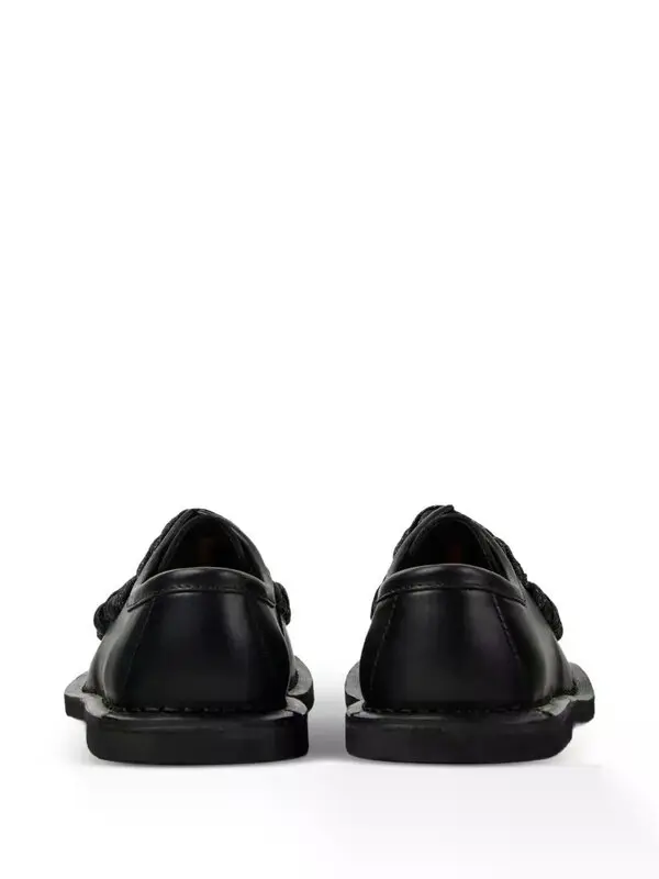 Camper Braided Leather Loafers