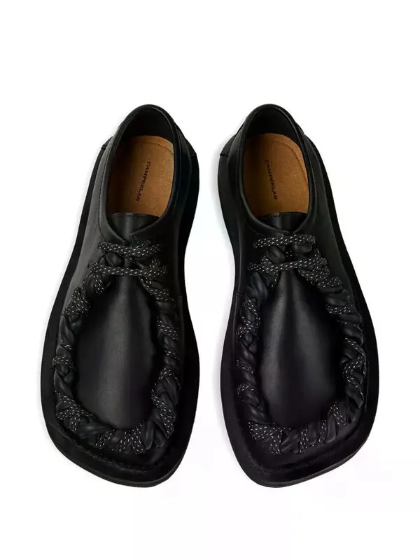 Camper Braided Leather Loafers
