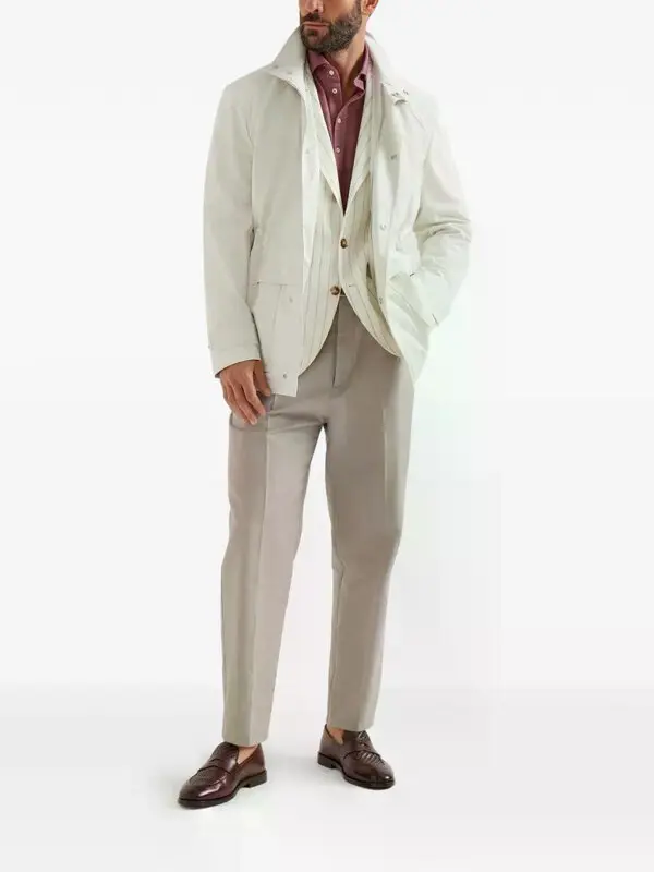 Brunello Cucinelli Long-sleeved Polo Shirt