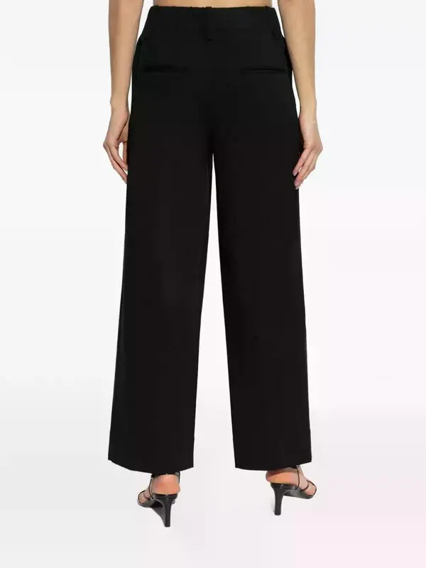 Issey Miyake Pleated Wide-leg Trousers