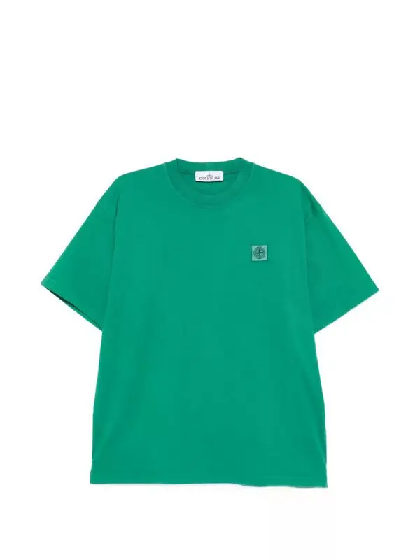 Stone Island Logo-patch T-shirt - Green