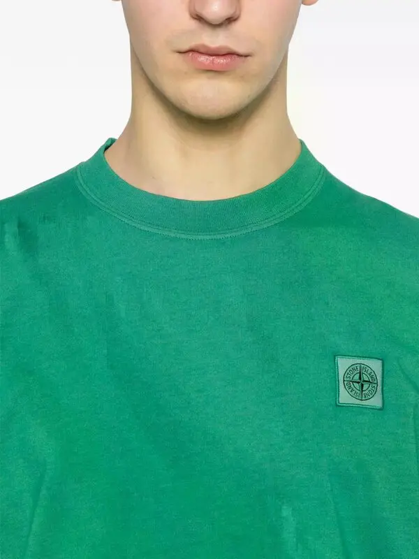 Stone Island Logo-patch T-shirt - Green