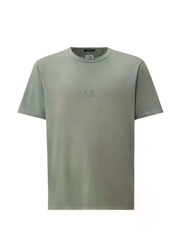 C.P. COMPANY Logo-detail T-shirt - Blue
