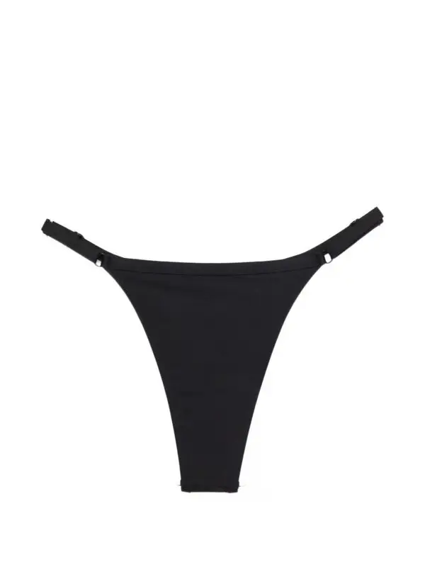 Bondi Born Presley Adjustable-strap Bikini Bottoms - Black