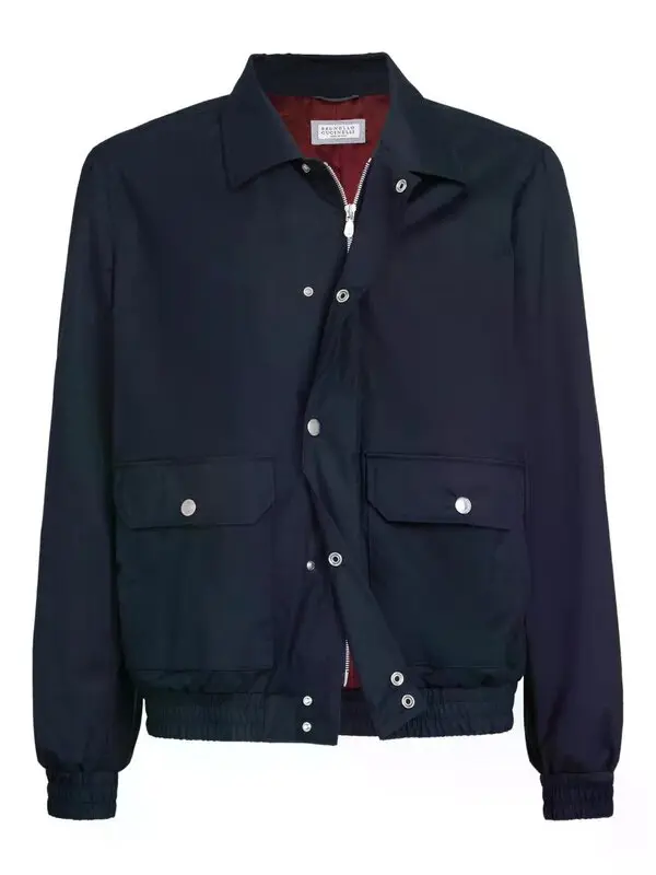 Brunello Cucinelli Collared Zip-up Jacket