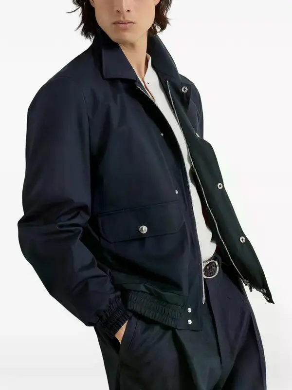 Brunello Cucinelli Collared Zip-up Jacket