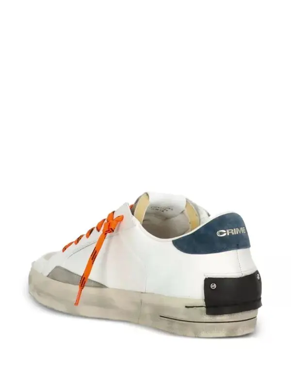 CRIME LONDON Sk8 Deluxe Panelled Lace-up Sneakers