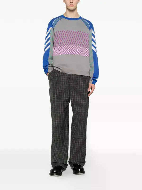 KIKO KOSTADINOV Gizi Panelled Sweater - Grey
