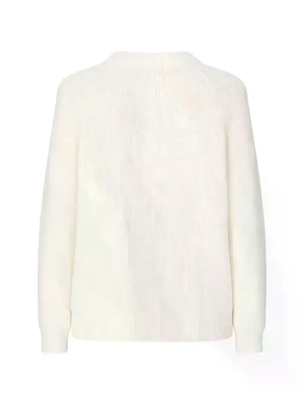 Jenni Kayne Ribbed Knit Cotton Sweater - Neutrals