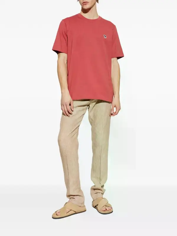 Paul & Shark Linen Trousers With Shark Charm