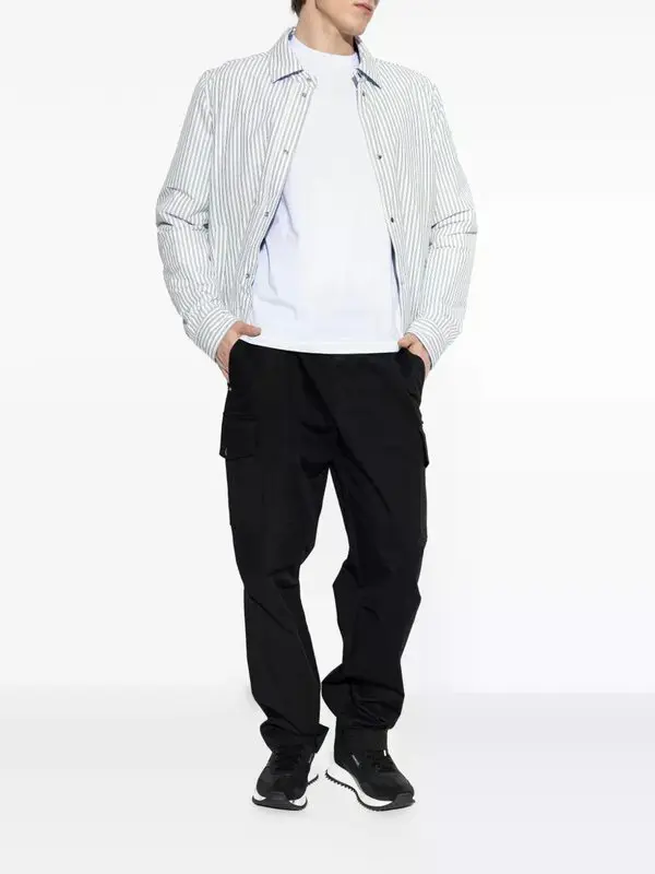 Moncler Cargo Trousers With Logo Patch
